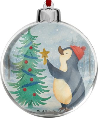 Mr. & Mrs. Panda Weihnachtskugel Pinguin Weihnachtsbaum Design - Geschenk, weihnachtskugeln, weihnachtsbaumkugeln, Winter, Weihnachten, christbaumkugel, Christbaum anh