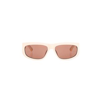 Jacquemus Sonnenbrille mit Logo - - Accessories - Damen - Beige - ONE SIZE