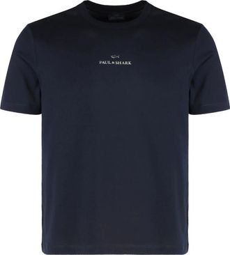 Paul & Shark Logo-detail Cotton T-shirt