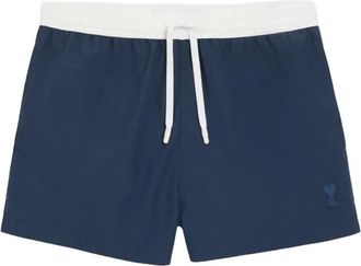 Ami Homme, Maillots de bain, Bleu, Taille: M Nylon Short Swimsuit