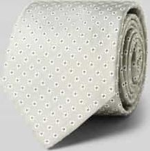 Gierremilano Seidenkrawatte aus reiner Seide mit Allover-Stitching (7,5 cm)