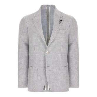 Lardini Giacca Roma Blazer - - Jackets - Herren - Grau - 2XL