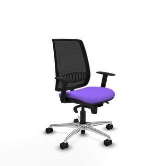 Piqueras y Crespo 8H Alares B&uuml;rostuhl mit 1D-Armlehnen, h&ouml;henverstellbare Lendenwirbelst&uuml;tze, ausgestattet mit 5 Positionen und eingespritztem Schaum. Mit Rollen von 65