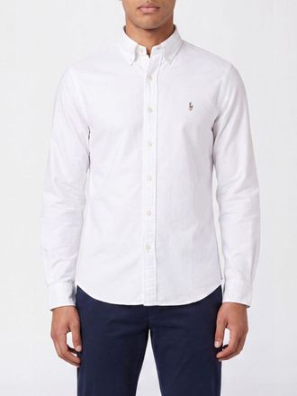 Polo Ralph Lauren Chemise &agrave; rayures en coton avec col boutonn&eacute;