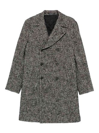 Tagliatore Knielanger Mantel - Schwarz