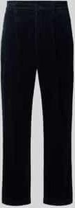 Lindbergh Cordhose mit Bundfalten und Eingrifftaschen
