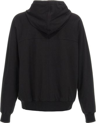 Rick Owens Organic Cotton Windbreaker Hoodie - Black