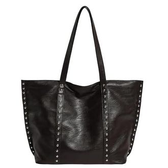 Generic Sac &agrave; bandouli&egrave;re tendance en cuir PU clout&eacute; pour femme et fille pour l&eacute;cole, le travail, un usage quotidien, caf&eacute;, 13.39*12.99*6.3inch
