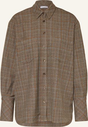 Mrs & Hugs Mrs & Hugs Hemdbluse braun