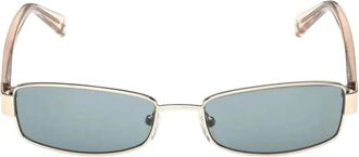 Guess Femme, Accessoires, Jaune, Taille: 53 MM Rectangle Lunettes de soleil