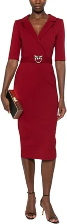 Pinko Pinko, Femme, Robes, Rouge, Taille: 42 FR Robe portefeuille