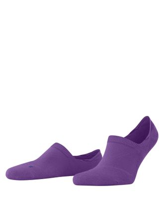 Falke Unisex F&uuml;&szlig;linge Cool Kick Invisible U In weich atmungsaktiv schnelltrocknend unsichtbar einfarbig 1 Paar, Lila Pink Iris 8943, 37-38