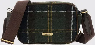 Barbour Mini sac appareil photo en laine m&eacute;lang&eacute;e &agrave; motif tartan