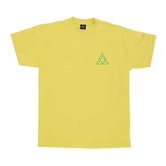 HUF Dreieck Tee Kaktusblume Kurzarm - - Tops - Herren - Gelb - L