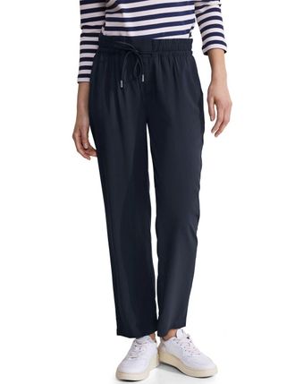 Street One Damen A377201 Viskose Hose, deep Blue, 38W x 28L