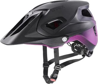 Uvex quatro integrale Tocsen - extrem leichter MTB-Helm für Damen und Herren - inkl. Tocsen-Sturzsensor - individuelle Größenanpassung - mystic - fuchsia m