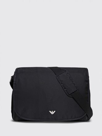 Emporio Armani Wickeltasche f&uuml;r Jungen aus Nylon mit Eagle-Logo und Wickelauflage