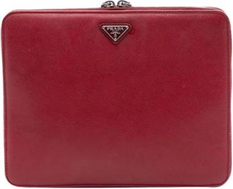 Prada Sac pochette Pre-owned - Femme - Pre-owned - Rouge - Taille: ONE Size
