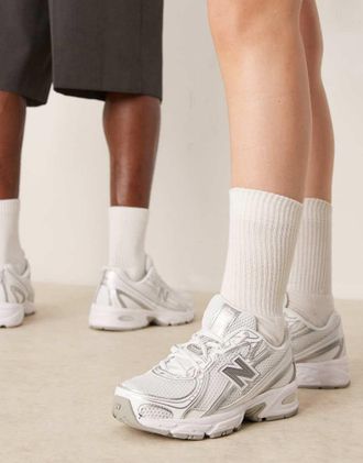 New Balance 740 - Baskets - Blanc et argenté