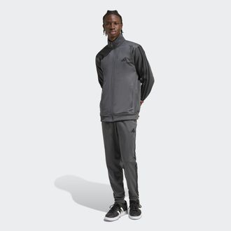 adidas Trainingsanzug ADIDAS SPORTSWEAR DAYREADY, Herren, Gr. XXL, grau six, Interlock, Obermaterial: 100% Polyester, Sportanz&uuml;ge Trainingsanzug, f&uuml;r Laufen 