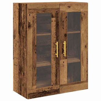 vidaXL Mobile A Muro Legno Vecchio 69.5 X 34 X 90 Cm Legno Multistrato - Vidaxl