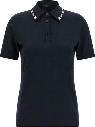 Fabiana Filippi Femme, Tops, Bleu, Taille: 40 FR Polo