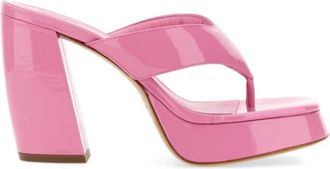 Gia Borghini Femme, Chaussures, Rose, Taille: 36 EU Mules &agrave; talons