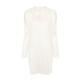 Issey Miyake Damen, Blusen & Hemden, Beige, LGröße