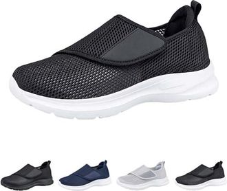 Generic Chaussures diab&eacute;tiques pour homme et femme - Largeur extra large - Chaussures orthop&eacute;diques r&eacute;glables extra larges - Baskets de marche pour femmes &acirc;g&eacute;