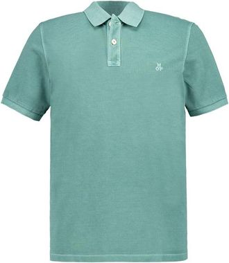 Marc O'Polo Herren Polo-Shirt grün Baumwoll-Piqué