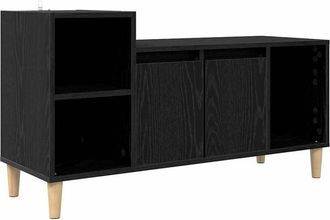 vidaXL TV-Schränk Schwarz Eichen-Optik 100 x 35 x 55 cm Holzwerkstoff vidaXL