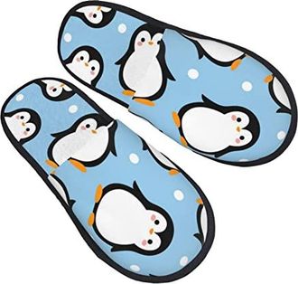 Generic Motif Pingouin Unisexe Pantoufles Antid&eacute;rapantes Slippers L&eacute;g&egrave;res Chaussures De Maison Pour Automne Ext&eacute;rieur Int&eacute;rieur M