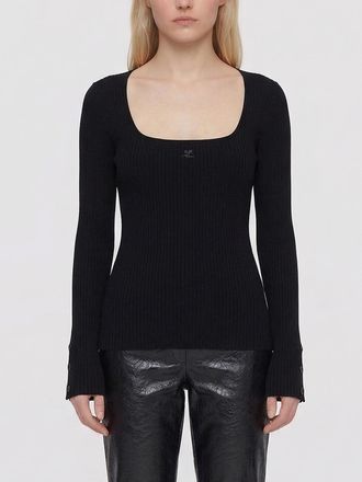 Courr&egrave;ges Top COURR&Egrave;GES Damen Farbe Schwarz