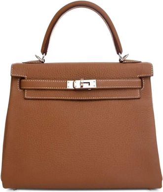 Hermès sac à bandoulière Kelly II Retourne 25 (2019) - Marron