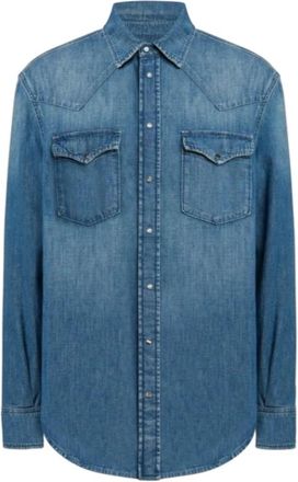 Dondup Homme, Chemises, Bleu, Taille: XL Denim Shirt
