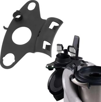 Generic Étagère à outils de cuisine pour Thermomix TM5 TM6 Support Créer jusquà 5 accessoires utiles réutilisables Noir