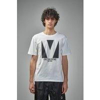 Valentino Cotton T-Shirt with Chez Valentino Print