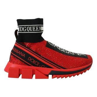 Dolce & Gabbana Sorrento Sneakers - - Shoes - Damen - Rot - 35 EU