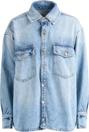 Icon Denim Los Angeles Femme, Blouses et Chemises, Bleu, Taille: 36 FR Chemise