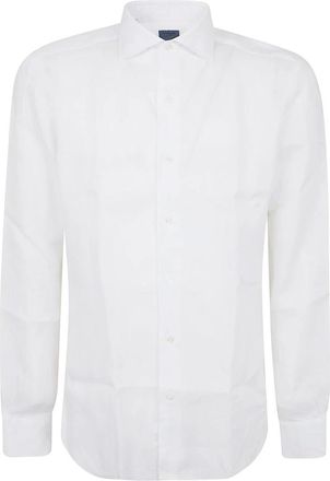 Barba Homme, Chemises, Blanc, Taille: 5XL Neck Shirt