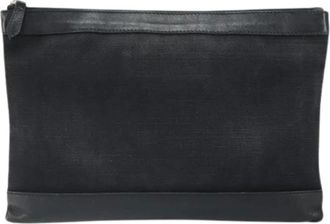 Balenciaga Pre-owned Sac zipp&eacute; bleu marine - Femme - Pre-owned - Noir - Taille: ONE Size
