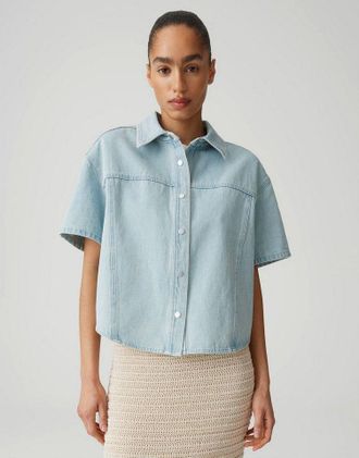OPUS Langarmbluse Bluse Ferluna breath