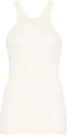 Sportmax Femme, Tops, Blanc, Taille: 38 FR Sleeveless Top
