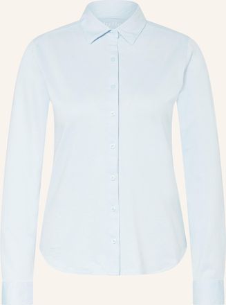 Thylie Thylie Hemdbluse Laurel Aus Jersey blau