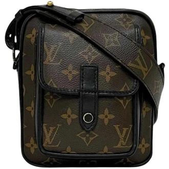 Louis Vuitton Pre-owned Christopher Wearable Wallet - - Pre-owned - Damen - Braun - ONE SIZE