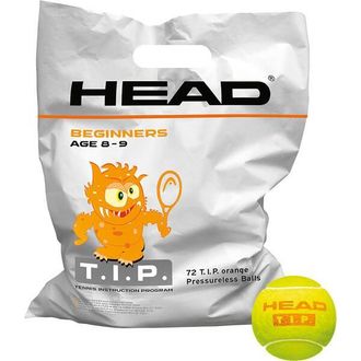 Head Ball 72B TIP orange - Polybag - 6DZ