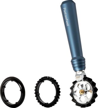 Marcato Pastawheel Teigschneider, Powder Blau, eloxiertes Aluminium, 15 x 3 x 3 cm, präziser Schnitt, elegantes Design
