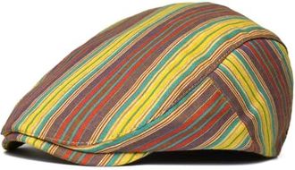 Generic Casquettes gavroche en denim d&eacute;lav&eacute; &agrave; rayures, style r&eacute;tro, boulanger, d&eacute;contract&eacute;es for hommes Pour lautomne et lhiver(Color 1)