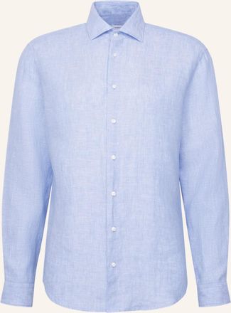 Seidensticker Seidensticker Leinenhemd Regular Fit blau
