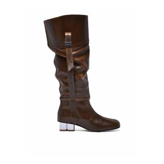 Ganni Femme, Chaussures, Brun, Taille: 37 EU Bottes &agrave; talon